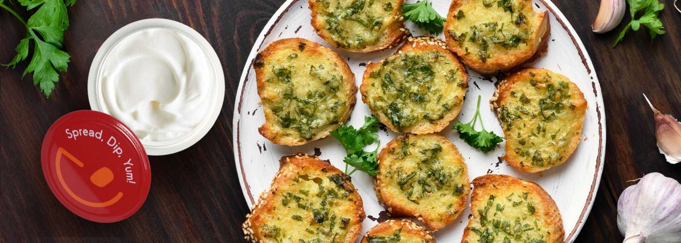 VEGAN GARLIC BREAD - Simon Foods